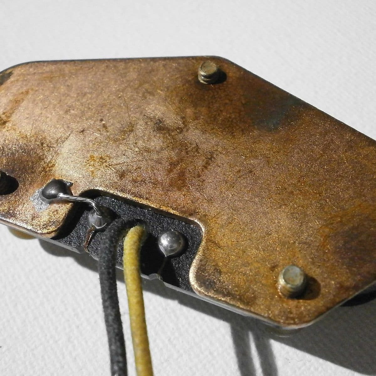 Telecaster WHITE QUARTER POUND Pickups Set Custom Tele Bridge Neck .250 ...