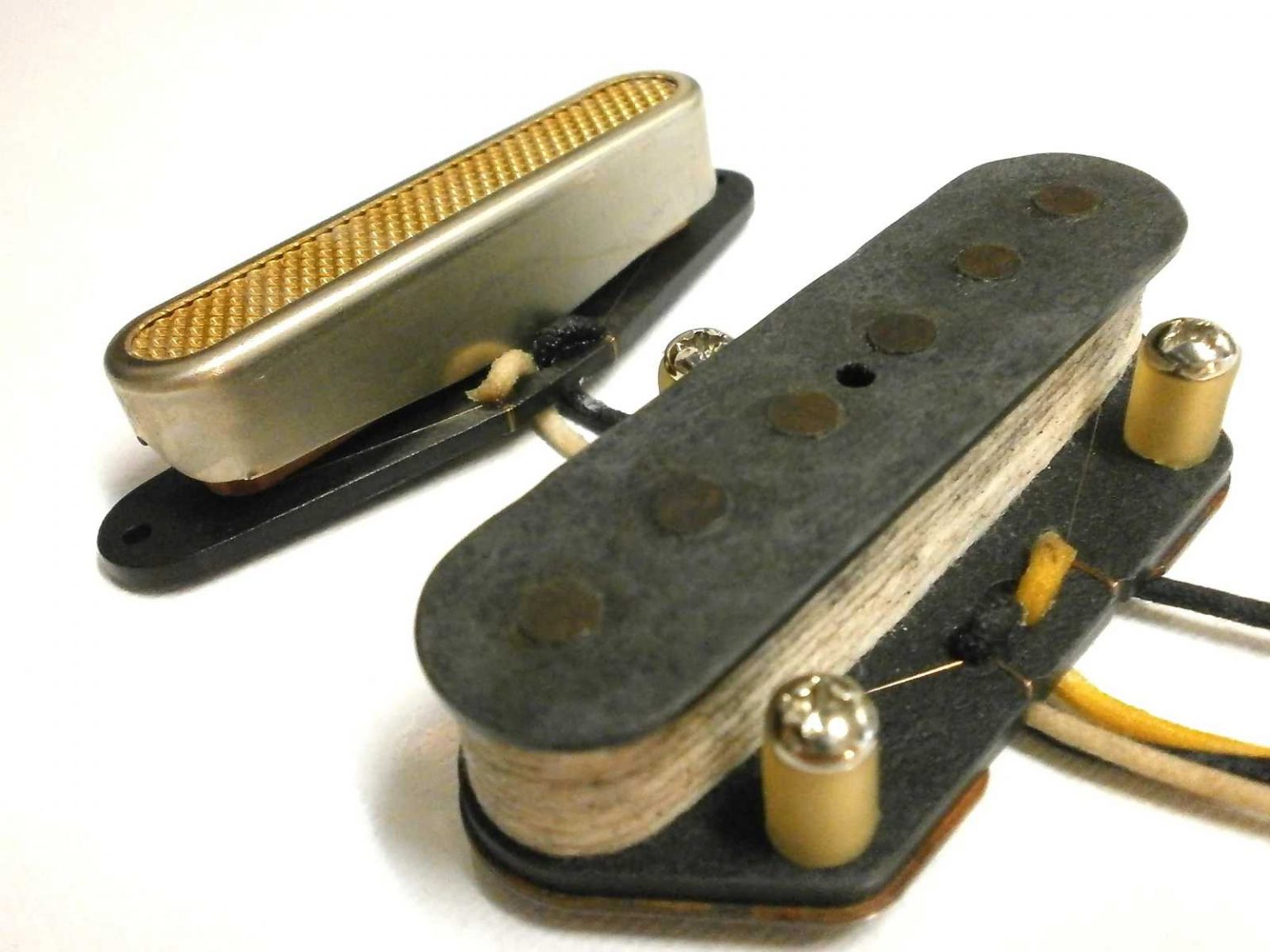 Telecaster Pickup SET Aged/RELIC Gold Foil A5 Vintage 50s Tele Tone ...