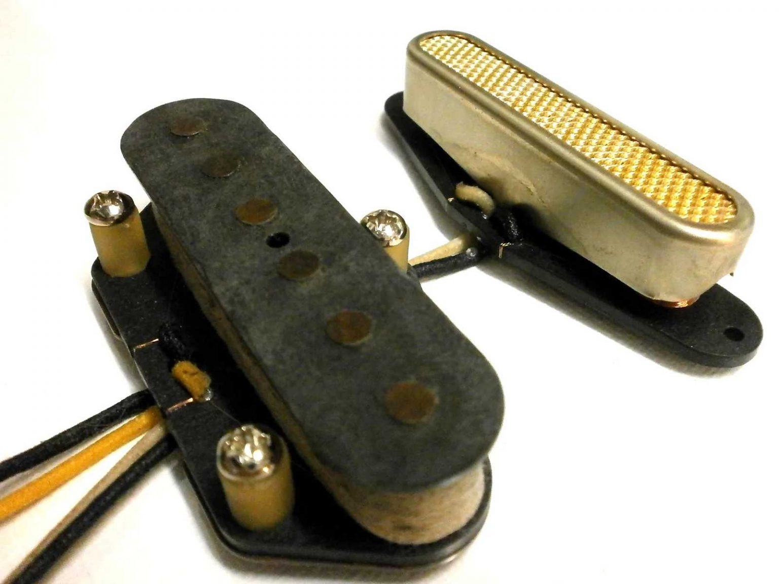 Telecaster Pickup SET Aged/RELIC Gold Foil A5 Vintage 50s Tele Tone ...