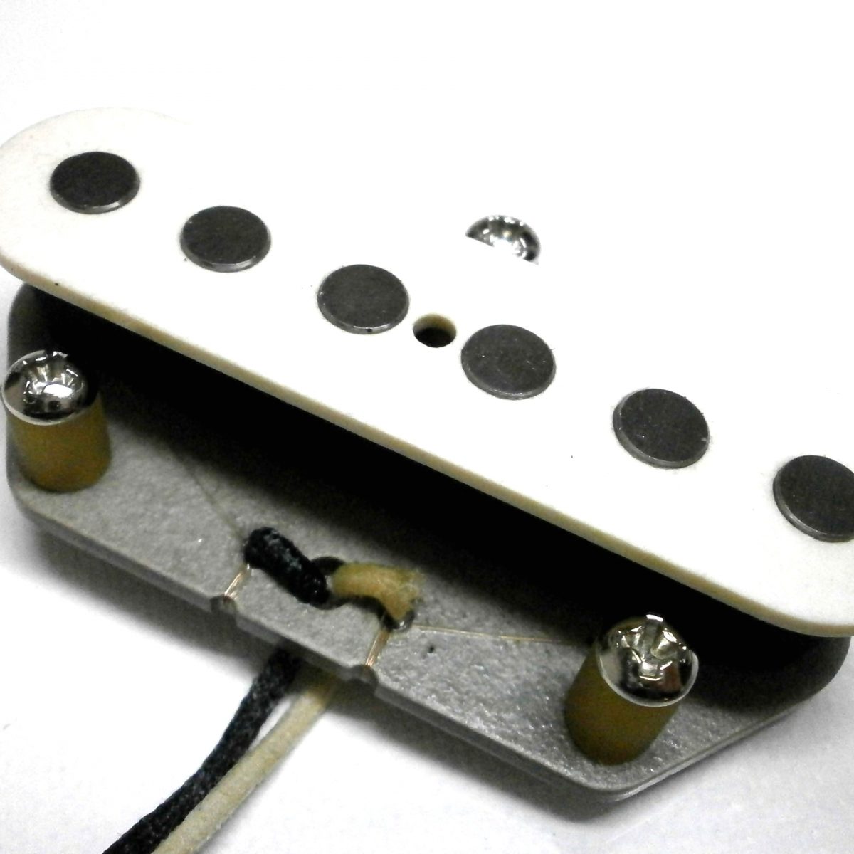 WHITE Telecaster .250″ A5 Pickups SET Quarter Pound Tele Alnico V ...