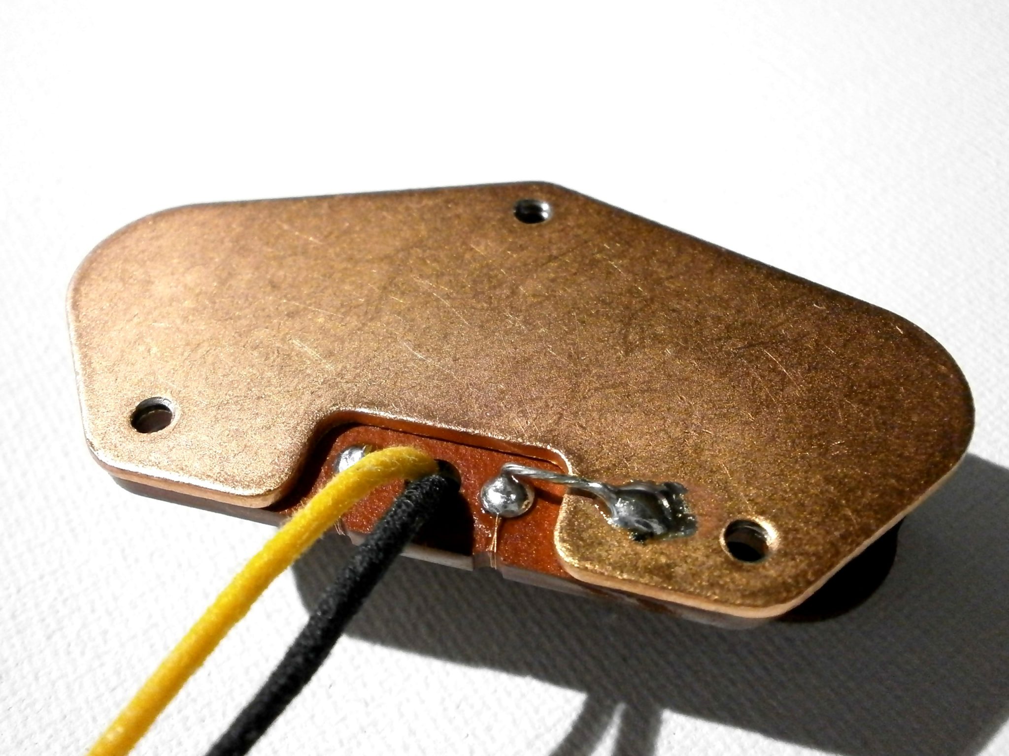 Telecaster BRIDGE 18kOhm Pickup HOT Monster Tele High Output STEEL Base ...