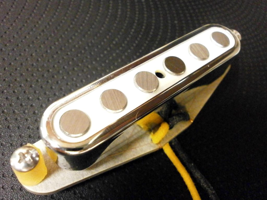 Telecaster WHITE Quarter Pound NECK Pickup Custom Tele .250″ A5 Hand ...