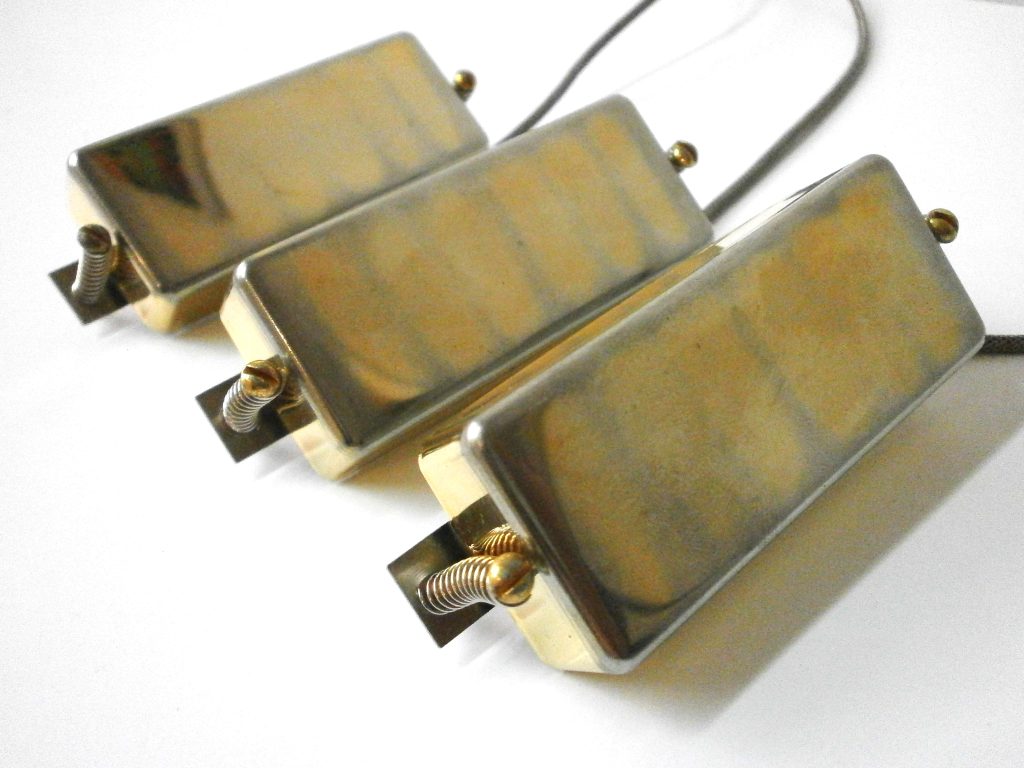 FIREBIRD Aged/Relic GOLD Set 3pcs Vintage Correct Mini Humbucker Bird ...
