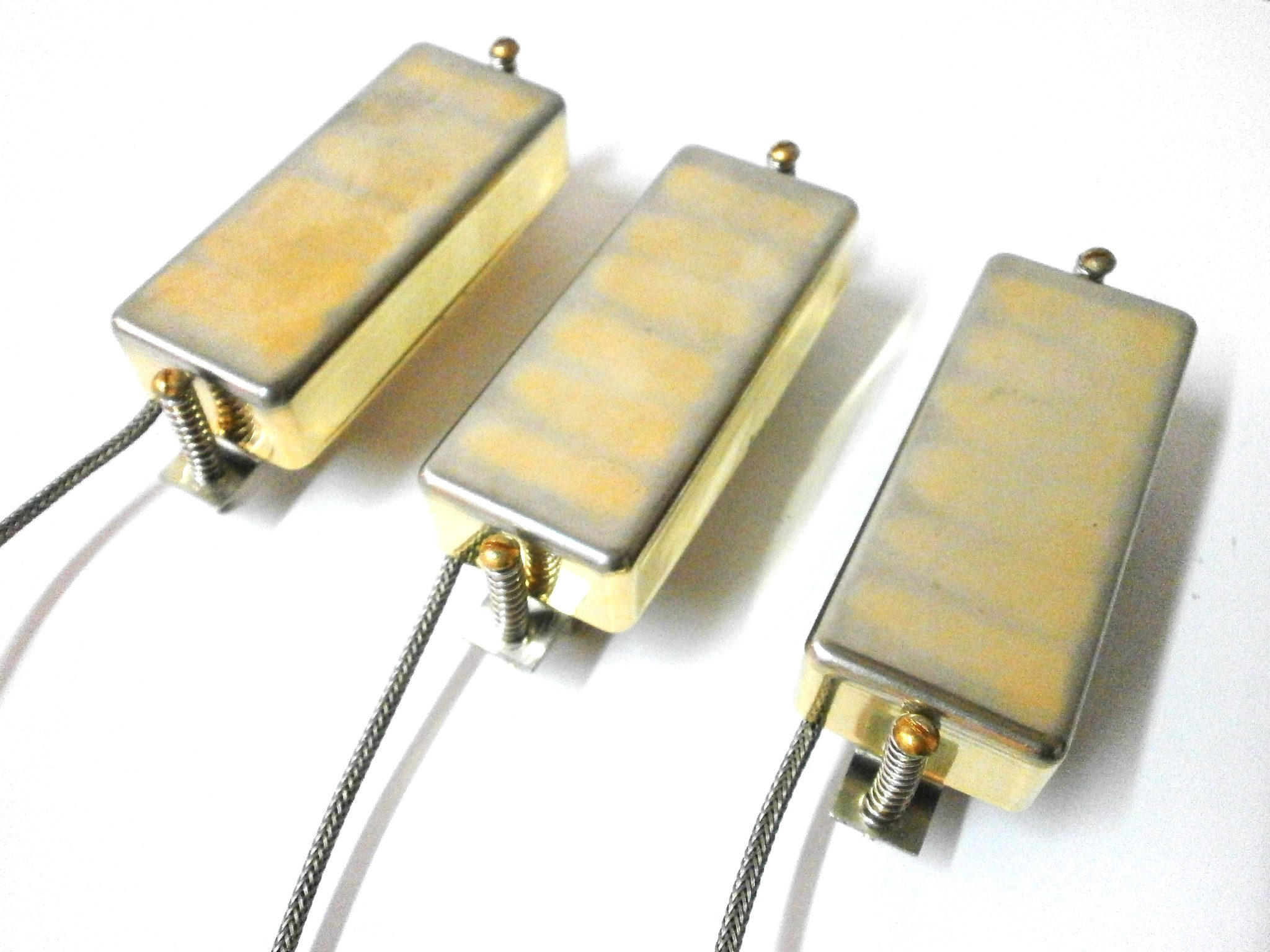 FIREBIRD Aged/Relic GOLD Set 3pcs Vintage Correct Mini Humbucker Bird ...