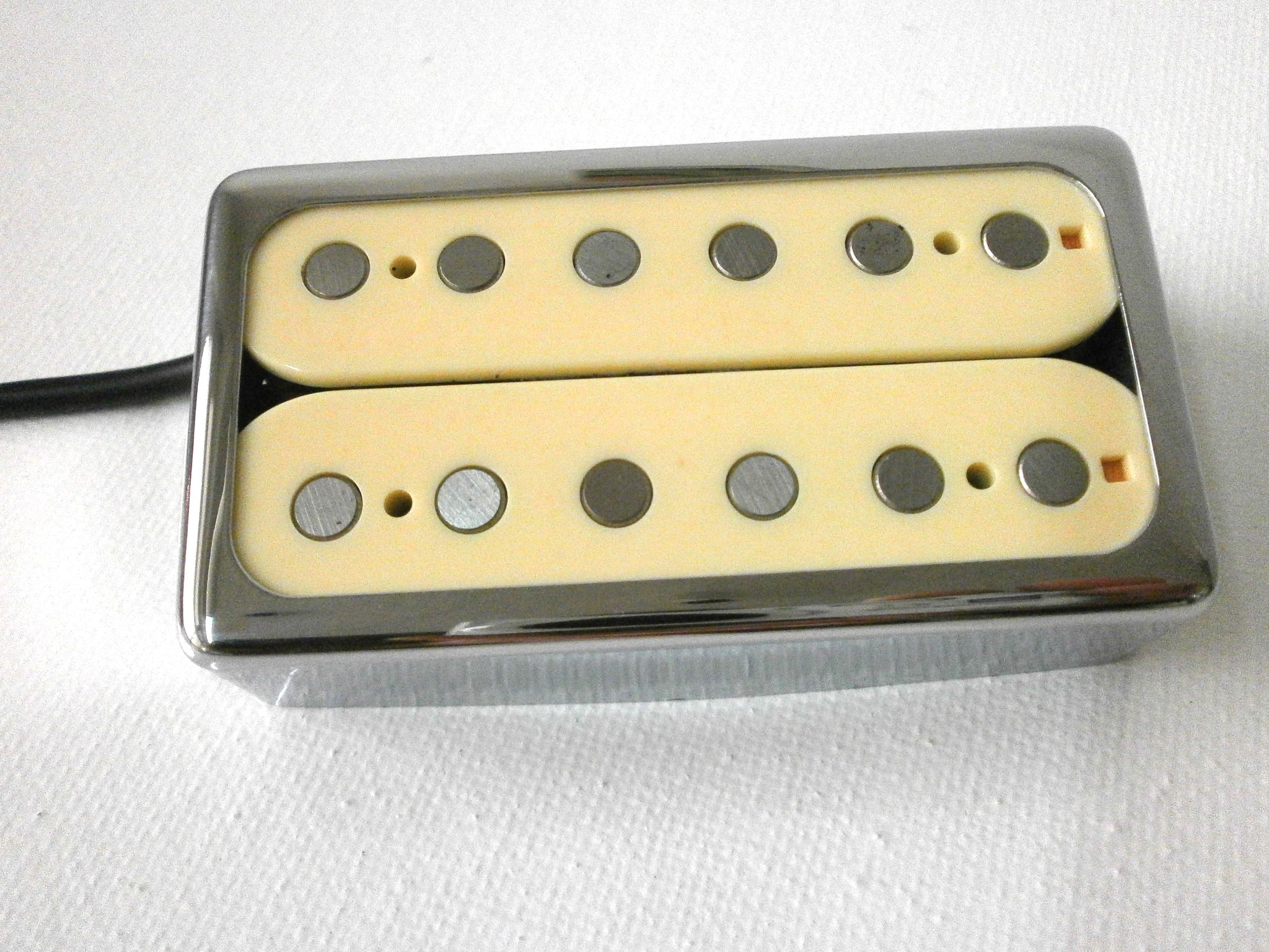 HYBRID Humbucker SET PAF Pickup Alnico V Rods CREAM Double Slug Fender ...