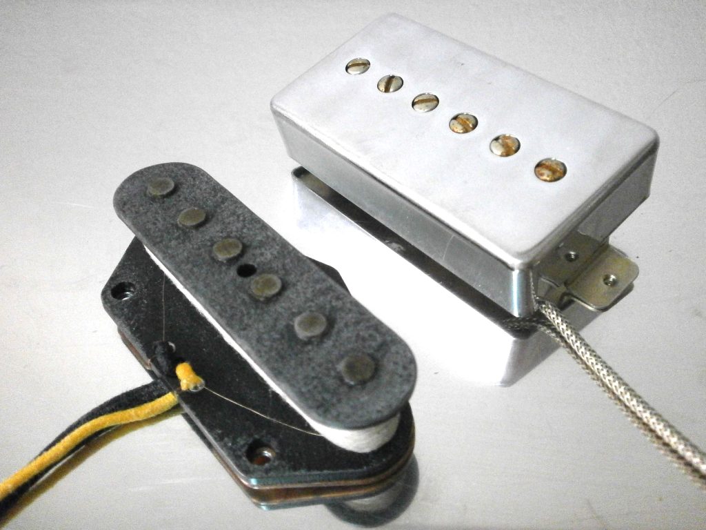 Telecaster Relic Aged Tele Bridge / Hum Sized P90 SET Telecaster Fits ...