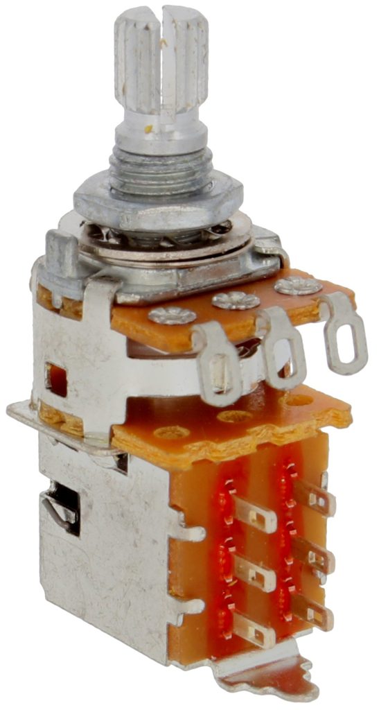 Potentiometer Alpha 500kOhm Push-Pull LOG Audio Taper METRIC Split ...